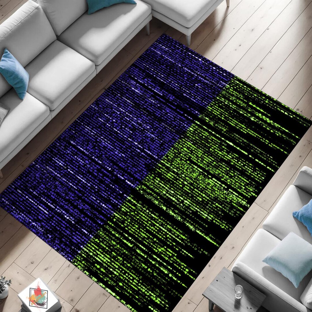 Matrix Rug,matrix Code Rug,simulation Rug,abstract Rug,modernism Rug ...