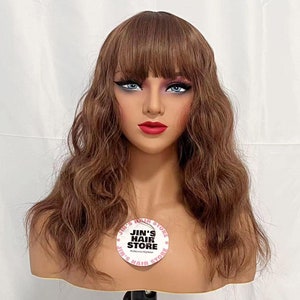 Wig Hermione Granger Cosplay Wig Long Brown Wig Anime Cartoon Wig for ...