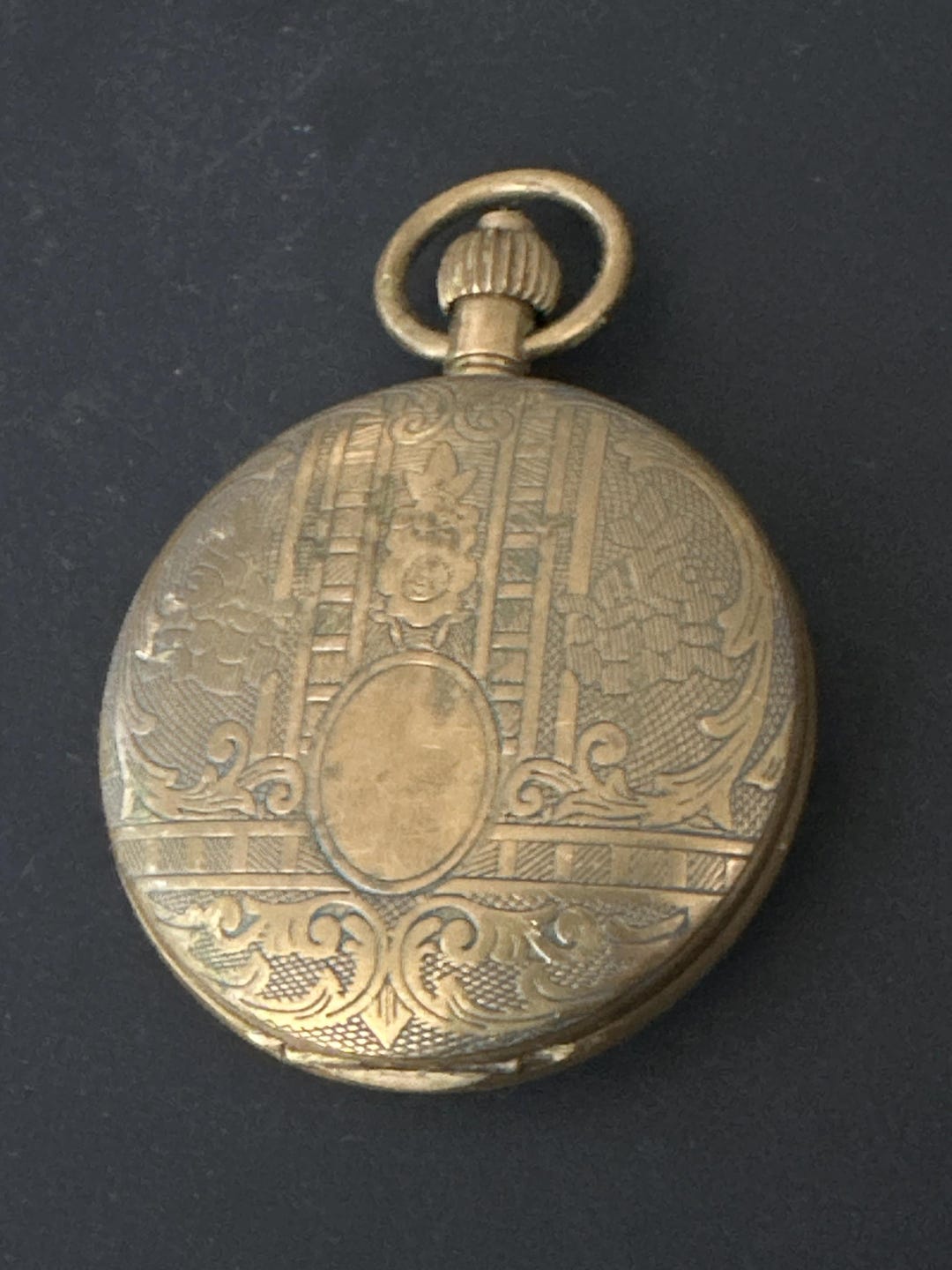 Vintage Pocket Watch Case - Silver Pocketwatch - Size 18 Large Case ...