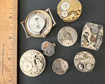 Watch Movements Parts - Vintage Parts - Steampunk - Watch Parts - for ...