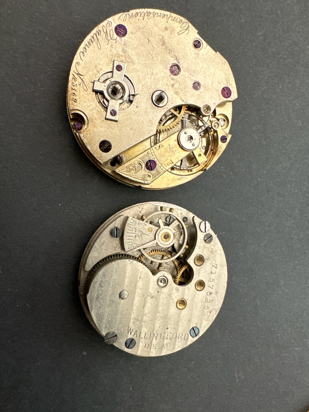 Vintage Pocket Watch Movement Parts Pocket Watch Plates Steampunk ...
