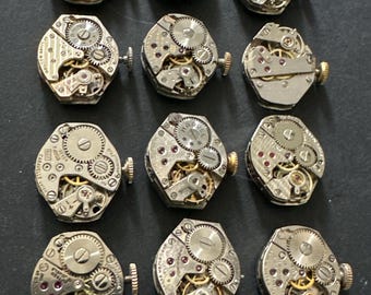 Steampunk Watch Parts - Vintage Antique Watch Movements Steampunk ...