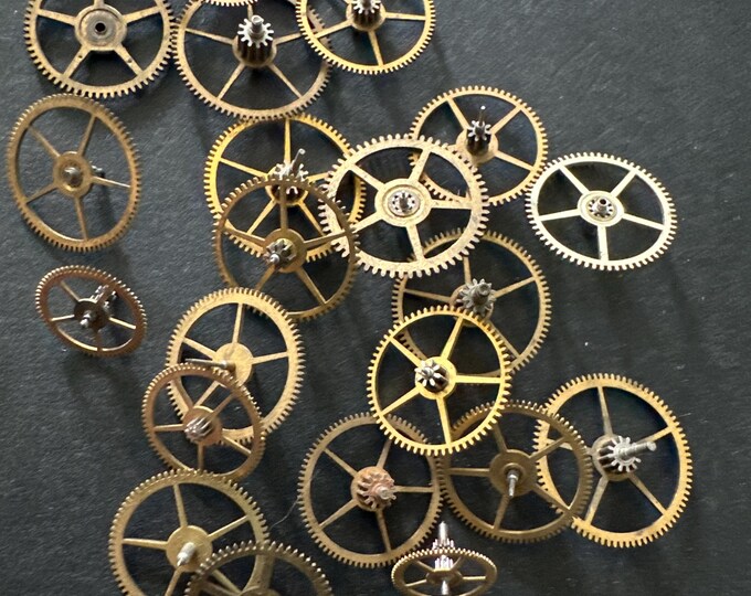 Vintage WATCH Gears - Steampunk Parts - H53 Listing is for All the ...