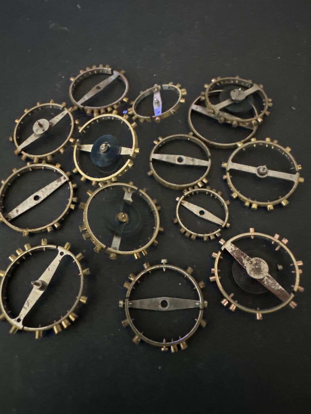 Vintage WATCH PARTS Balance Wheels - Steampunk Parts - D33 Listing is ...
