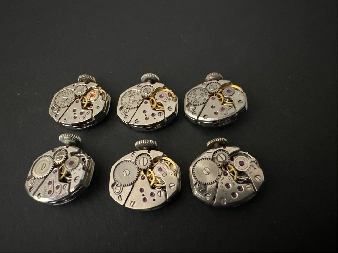 Watch Movements Elgin Vintage Parts Steampunk Jeweled Movements M65 - Etsy
