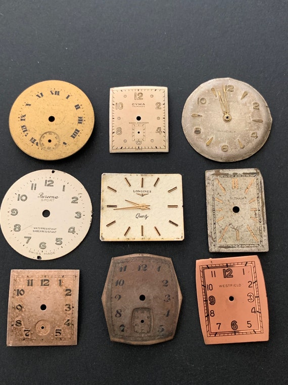 Watch Faces Vintage Antique Watch Dials Assortment Faces - Etsy