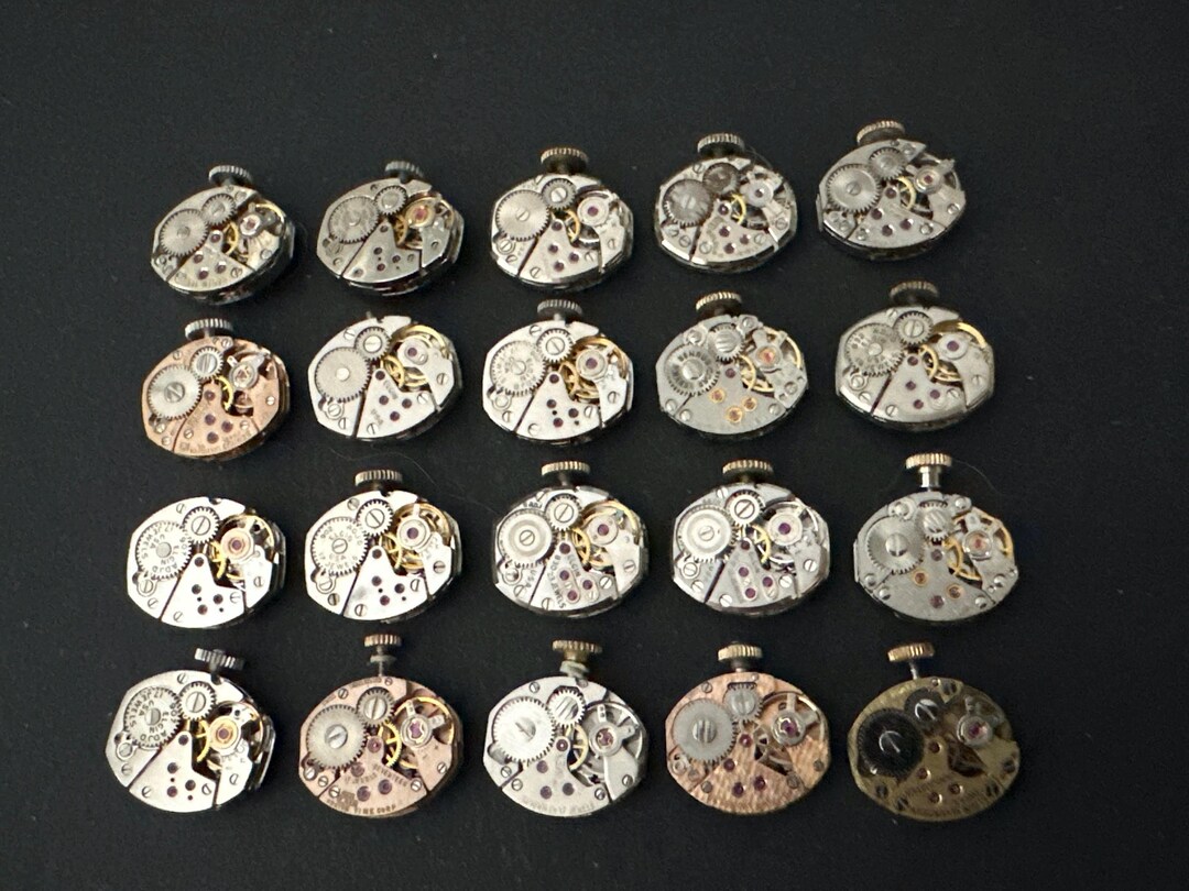 Watch Movements - Vintage Parts - Steampunk - Jeweled Movements - G65 ...
