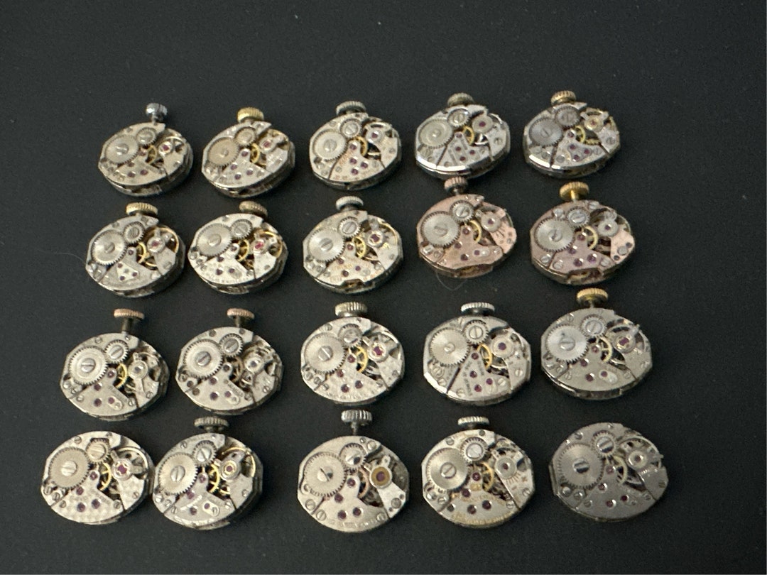Watch Movements Vintage Parts Steampunk Jeweled - Etsy