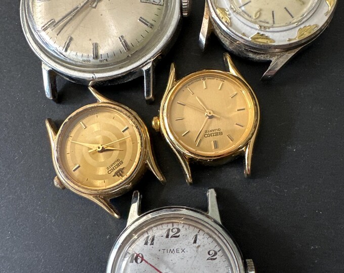Vintage Full Watch Movements in Original Cases Steampunk - Scrapbooking ...
