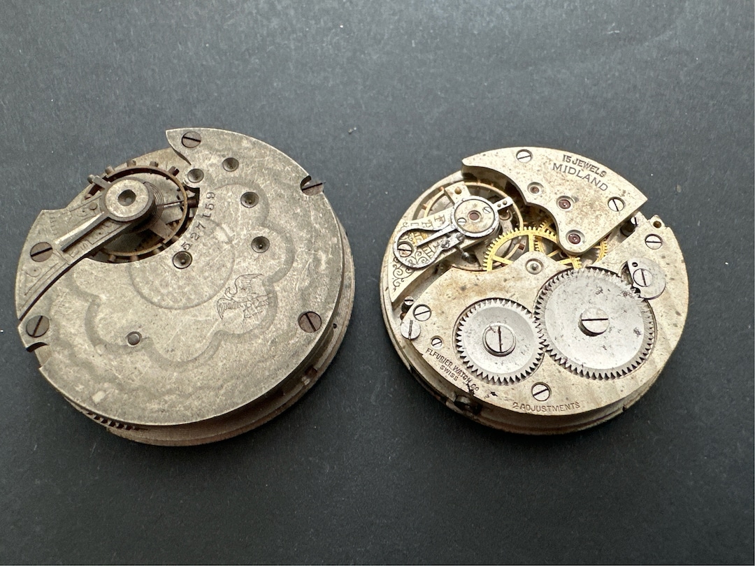 Vintage Pocket Watch Movement Parts - Pocket Watch Plates Steampunk ...
