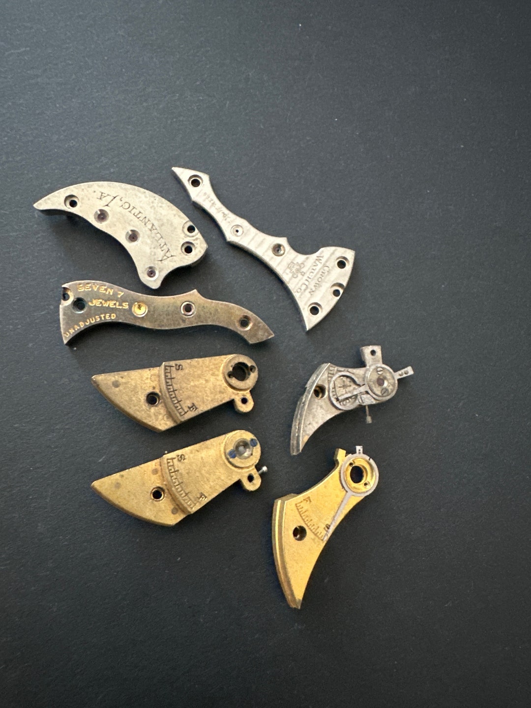 Vintage Antique Pocket Watch Parts Balance Levers Steampunk ...