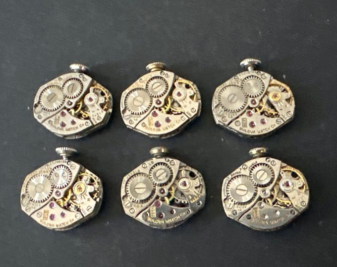 Steampunk Supplies Watch Movements Vintage Bulova Watch Movements ...
