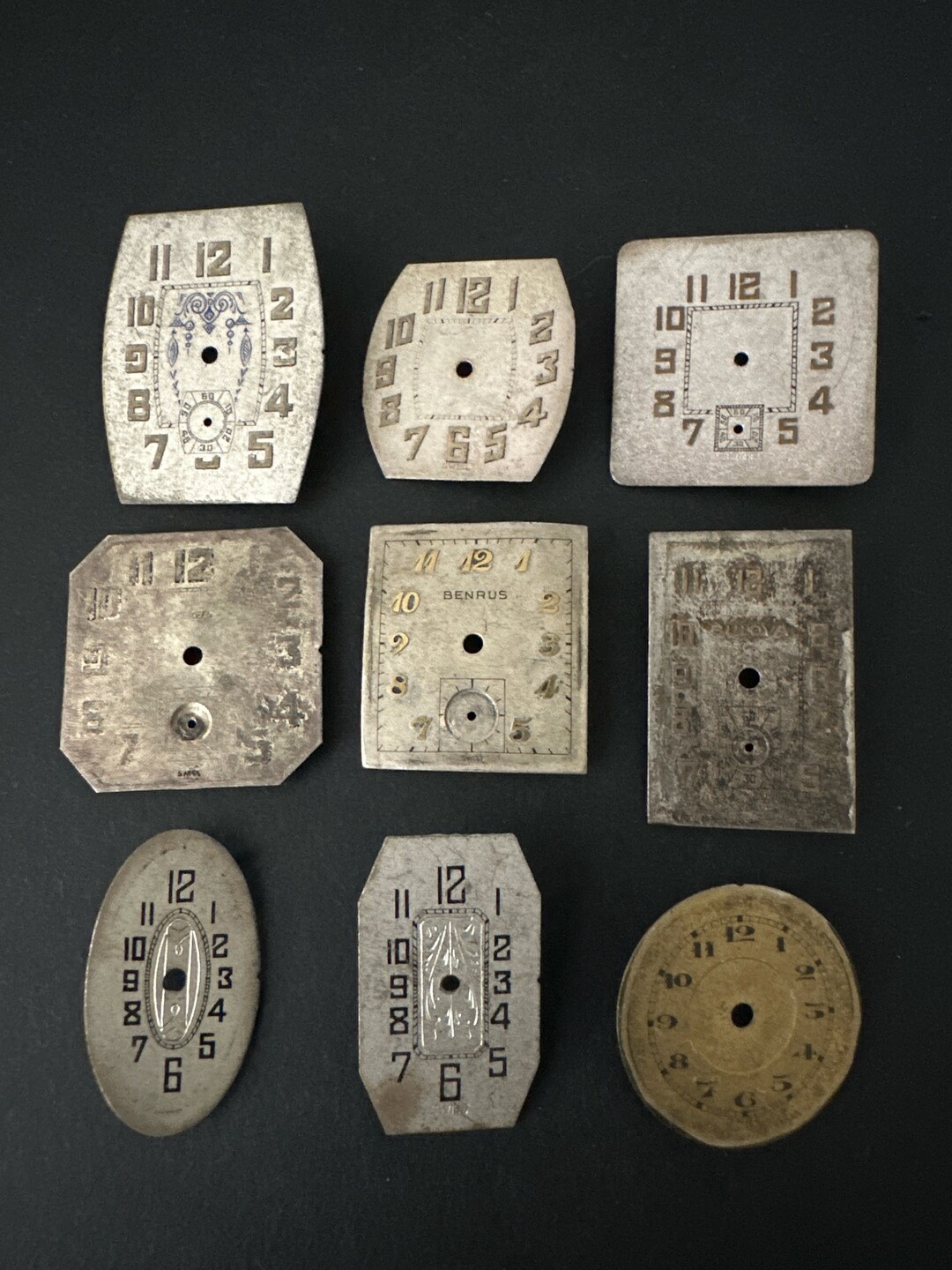 Watch Faces Vintage Antique Watch Dials Assortment Faces Steampunk ...