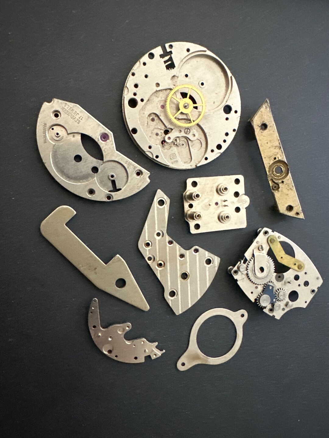 Vintage Metal Pocket Watch Plates - Steampunk - Scrapbooking R21 - Etsy