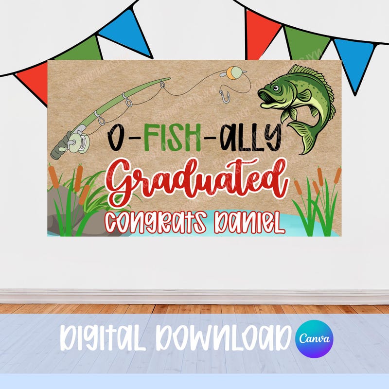 Fishing Graduation Party - Etsy