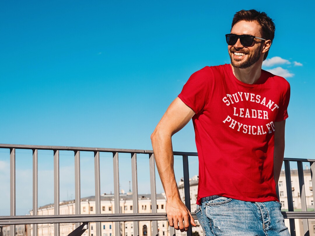 Stuyvesant Physical Ed. Leader Authentic Repro Design on Red T-shirt - Etsy