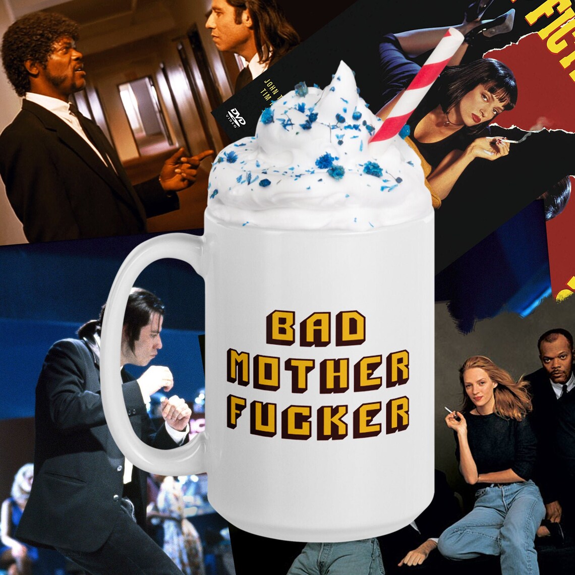 BAD MOTHERFUCKER Mug Large oversized 15 oz ceramic coffee | Etsy