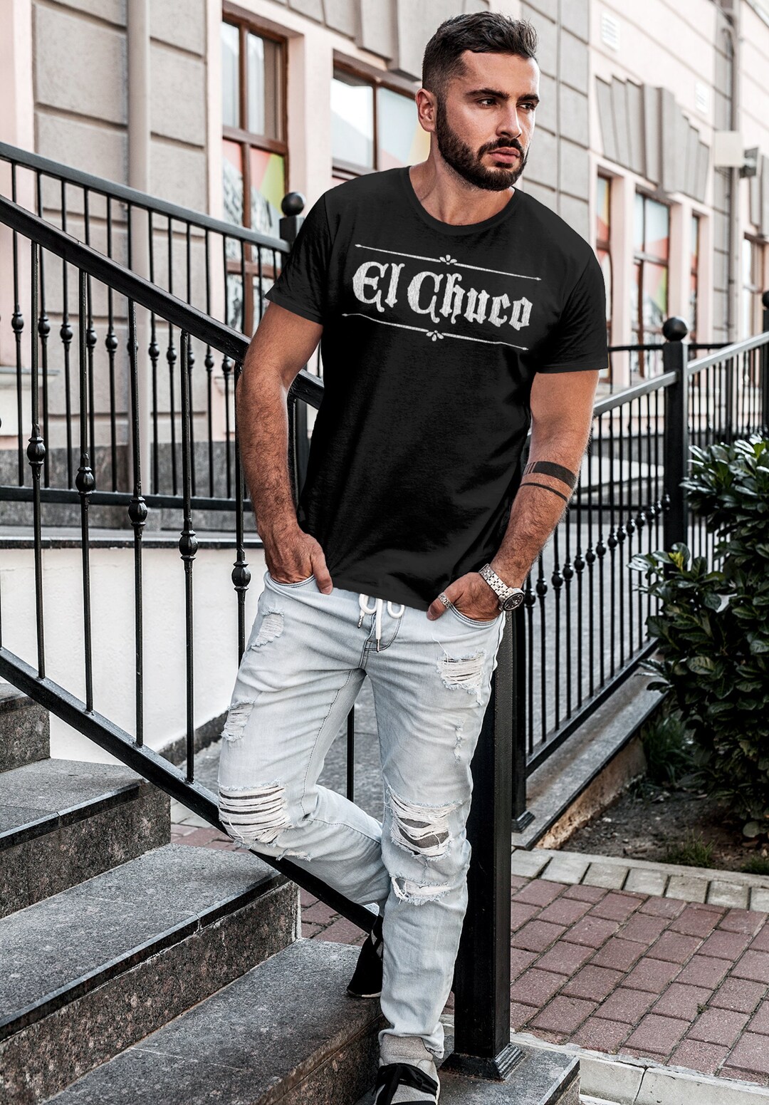 EL CHUCO Shirt, Unisex • El Paso TX Shirt Design in Old English / Goth ...
