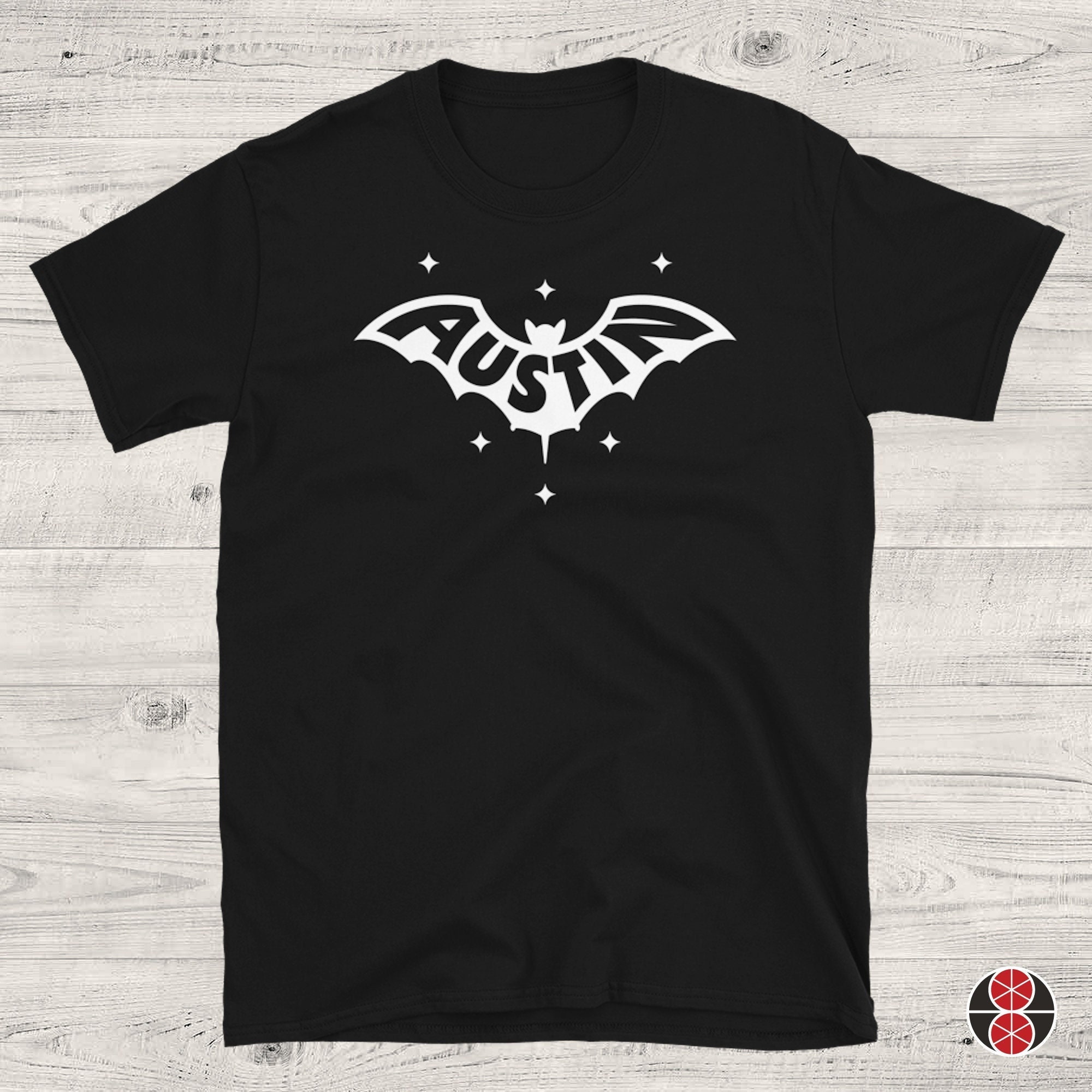 AUSTIN BAT Camisa, Unisex en Negro / Navy / Dark Heather Austin TX ...