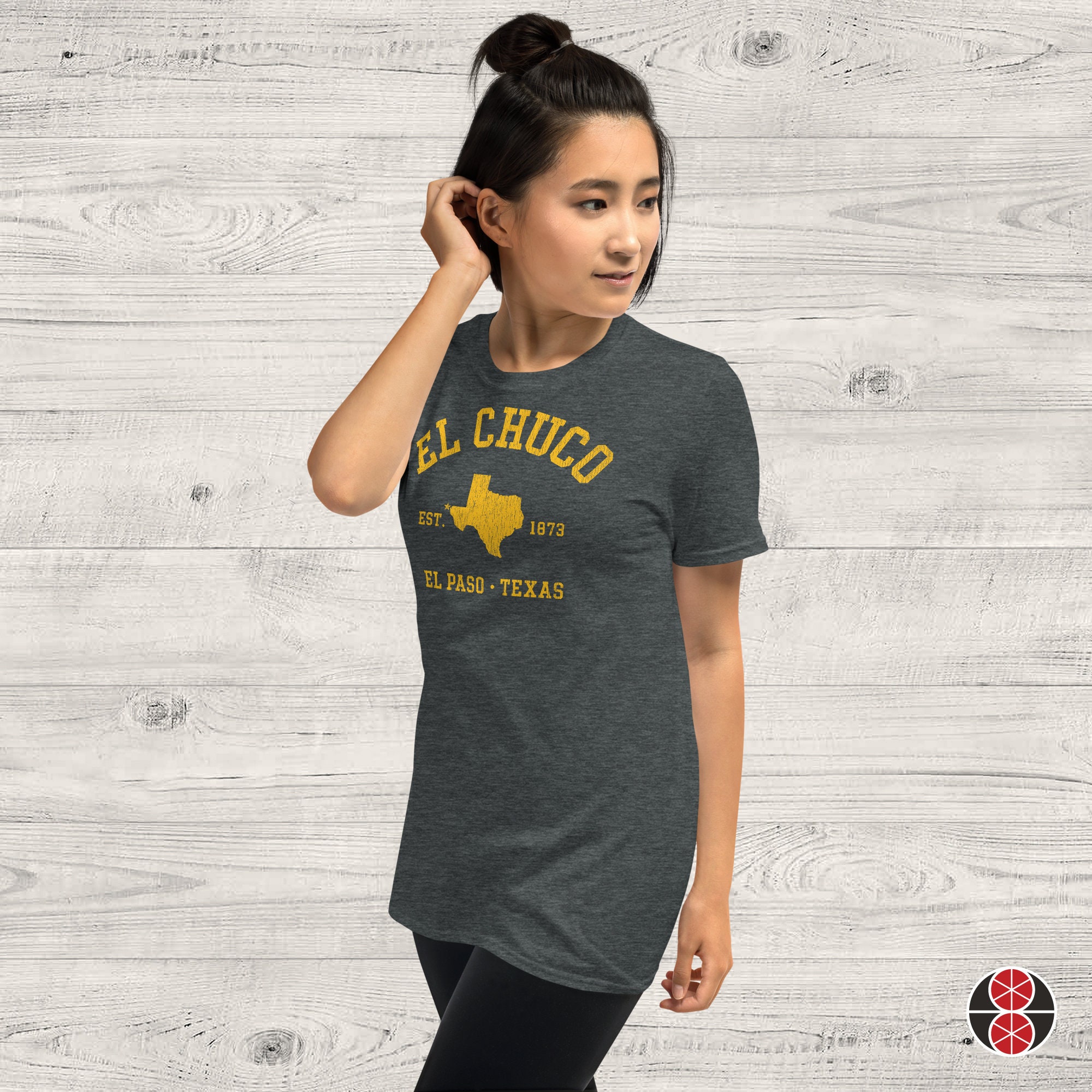 EL CHUCO Shirt, Unisex • El Paso Shirt W. State Outline Drawing in ...