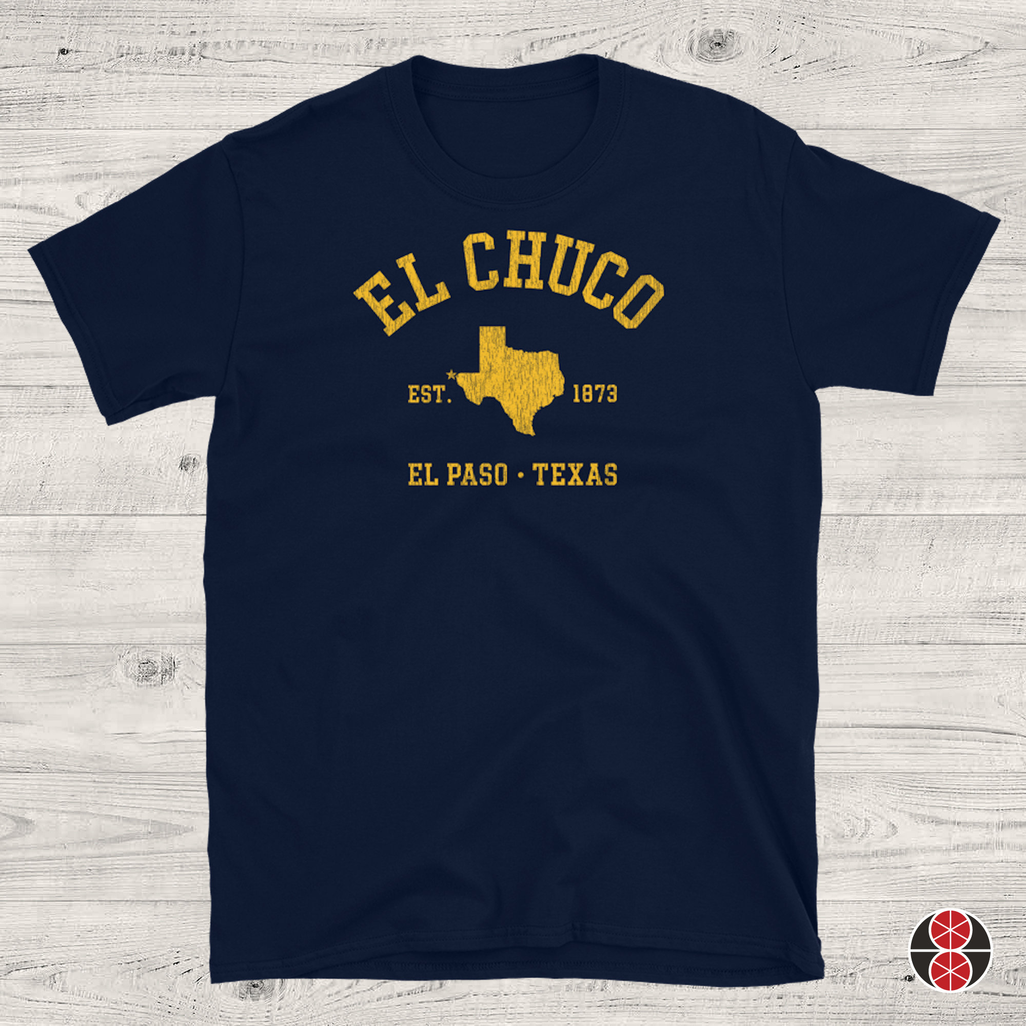 EL CHUCO Shirt, Unisex • El Paso Shirt W. State Outline Drawing in ...
