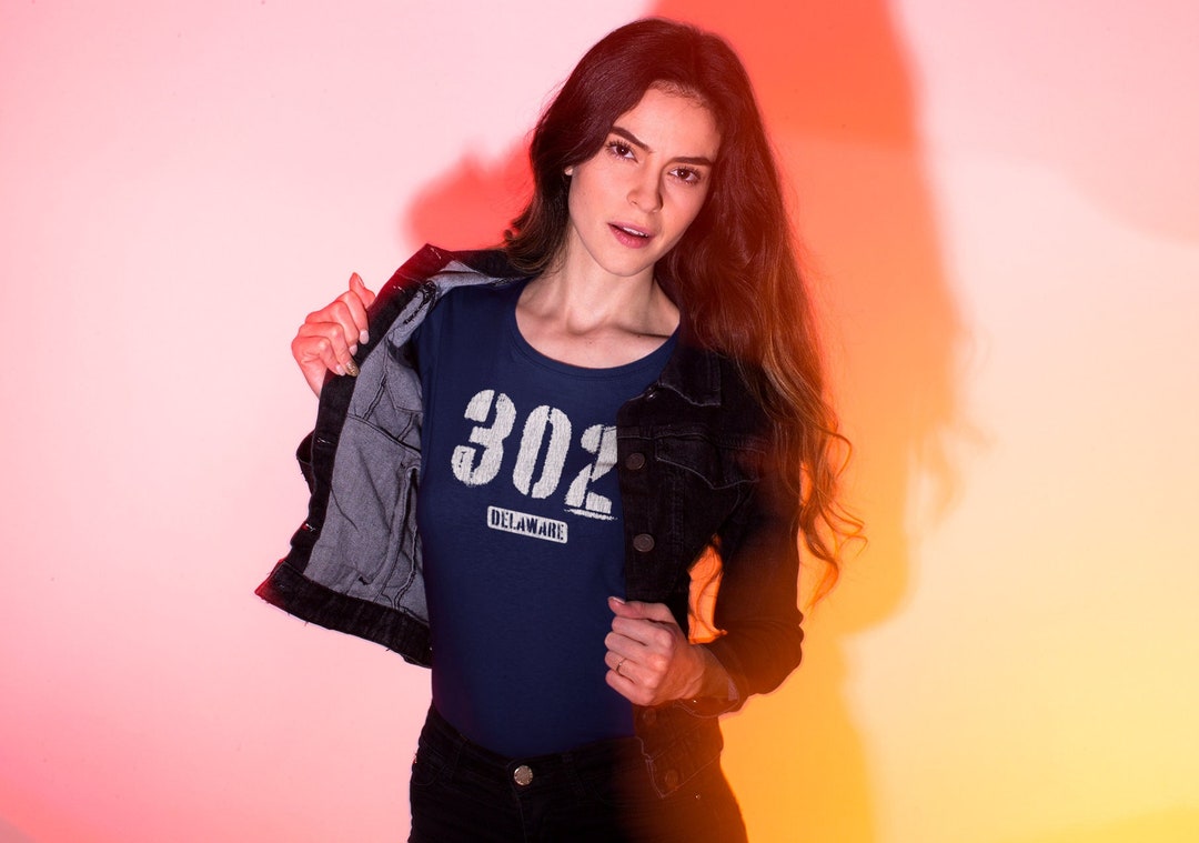 DELAWARE Shirt, Unisex in Black / Navy / Dark Heather • 302 Area Code ...
