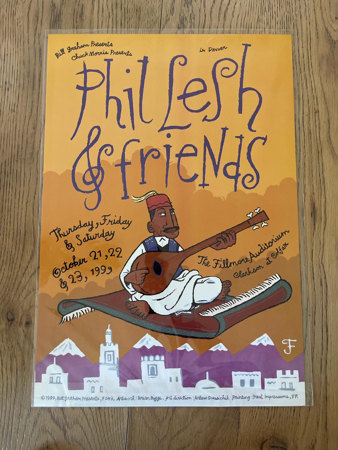Phil Lesh and Friends Concert Poster 1999 - Etsy