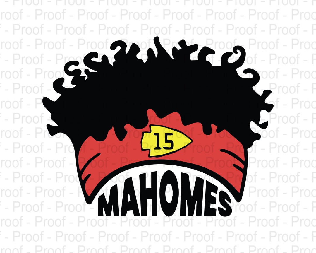 Mahomes 15 Jersey Design SVG Multiple File Formats Stickers Cricut T ...