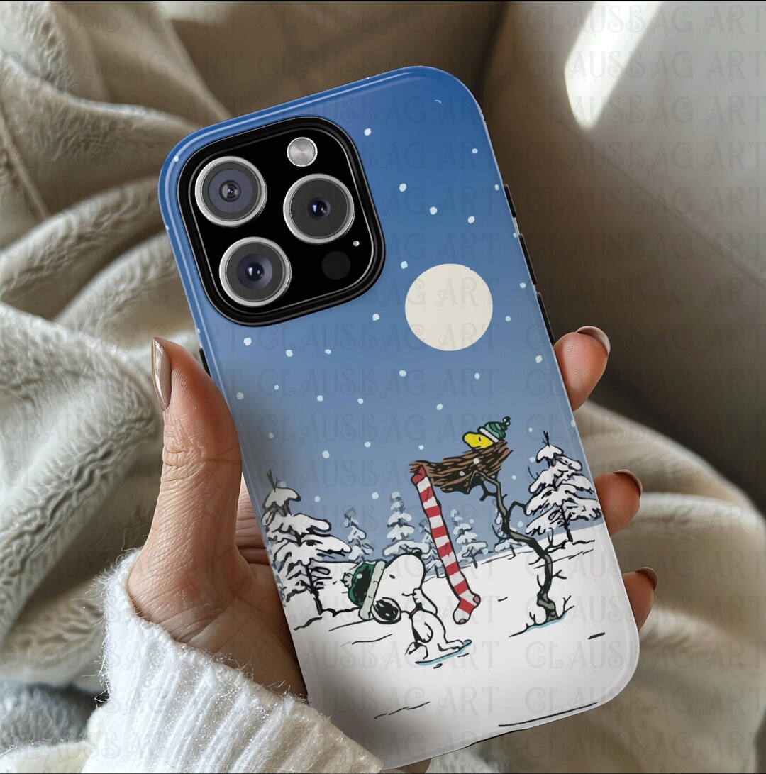 Cute Tough Case, Snoopy & Friends Winter Snow Play, Compatible With ...