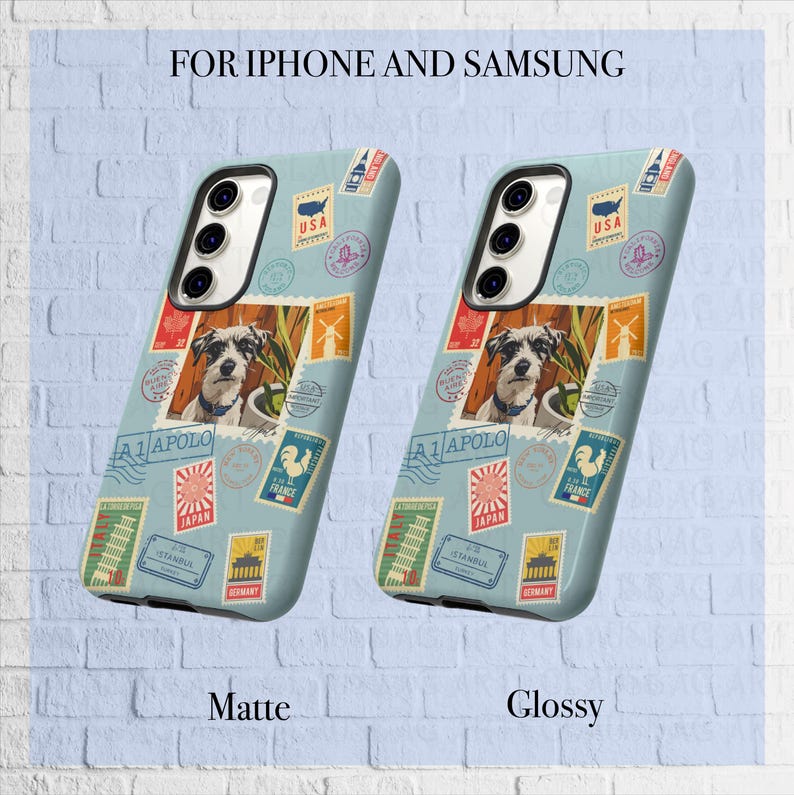 Personalized Pet Passport Stamp Phone Case - Custom Travel Design With ...