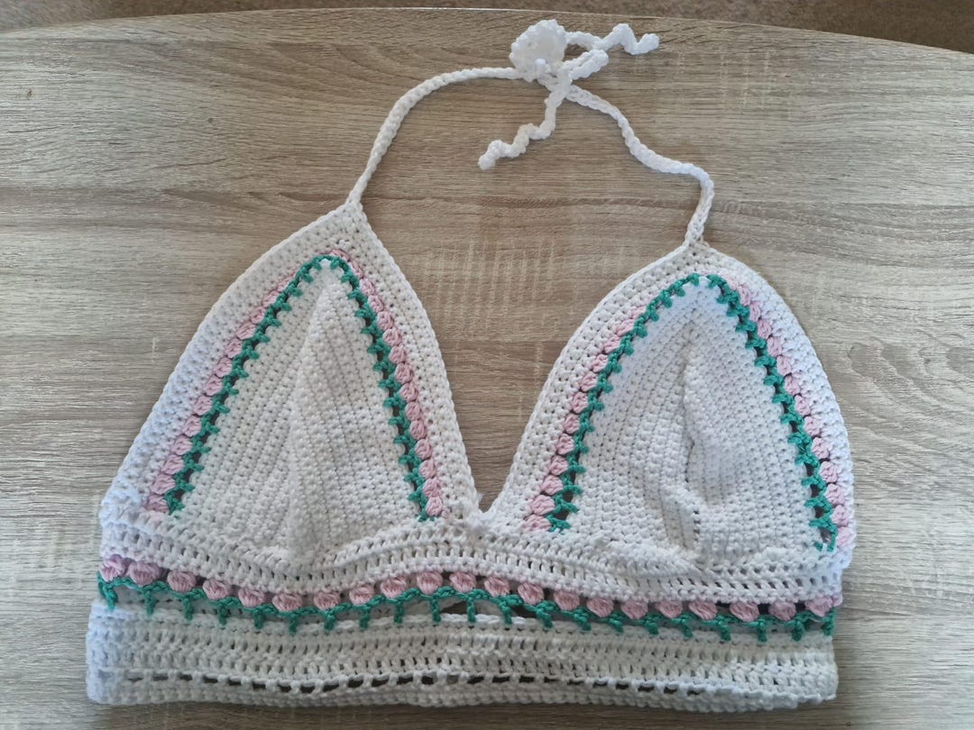 Crochet Top Flower Top Pdf Pattern - Etsy