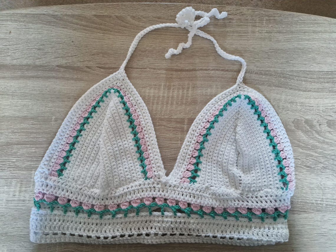 Crochet Top Flower Top Pdf Pattern - Etsy