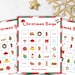 30 Christmas Bingo Cards | Printable | Christmas Party Games | Holiday ...