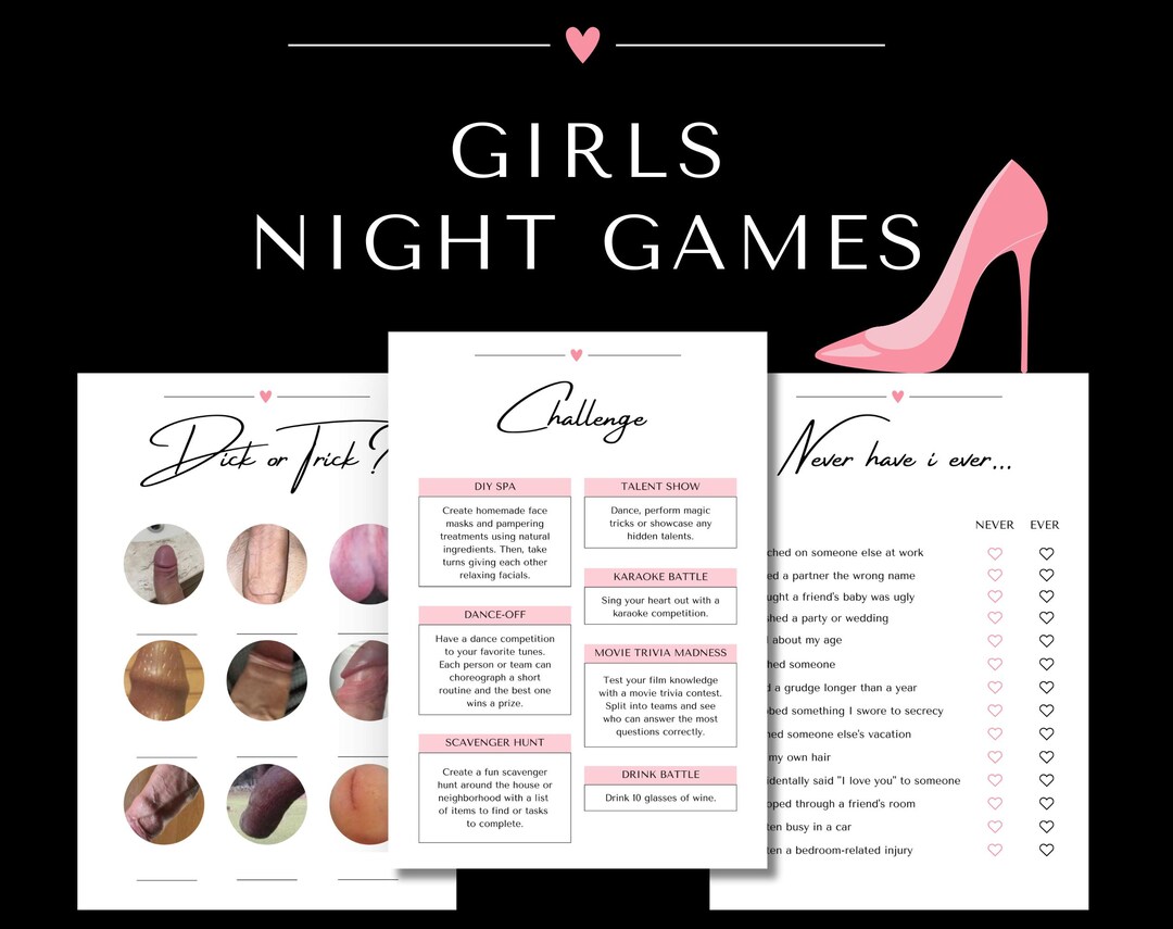 Girls Night Games Printable Fun Ladies Night Bachelorette Party Ideas ...