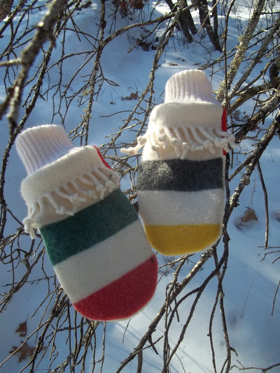 Glacier in Knots Mittens- Felted Merino Wool / Sweater Wool Mittens W ...