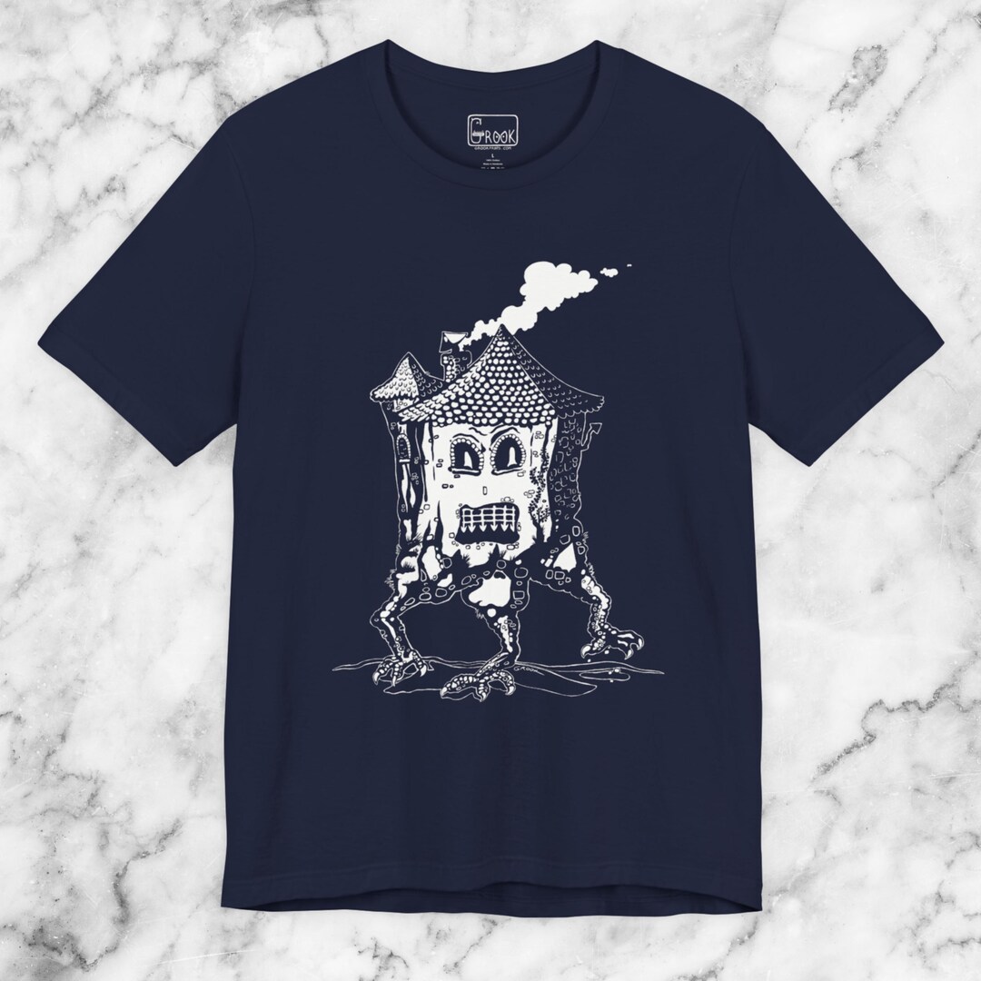 Baba Yaga House T-shirt – Gothic Horror Folklore – Hand-drawn Art - Etsy