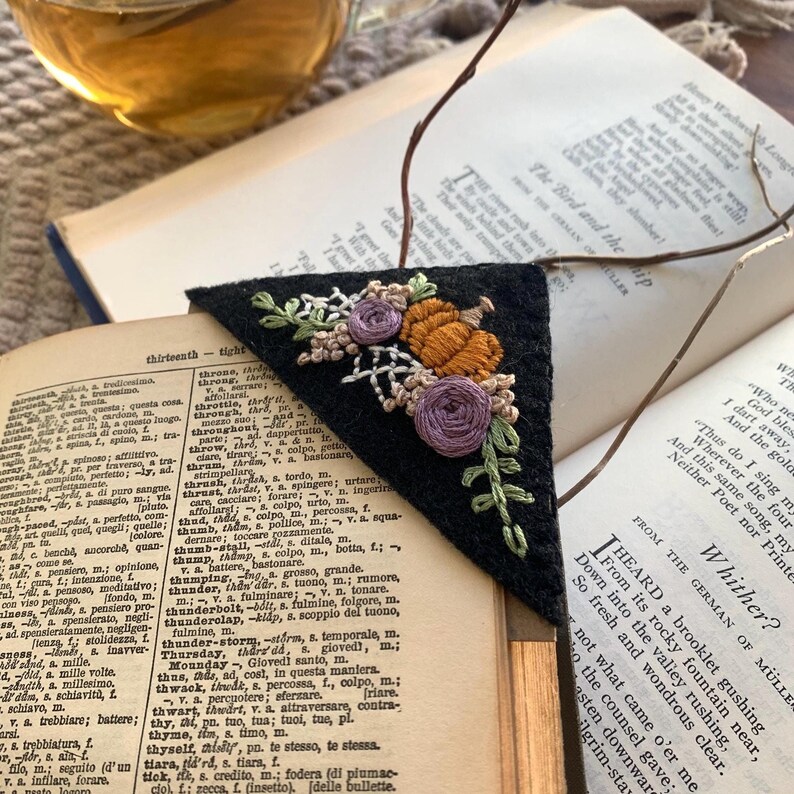 Halloween Corner Bookmark - Etsy