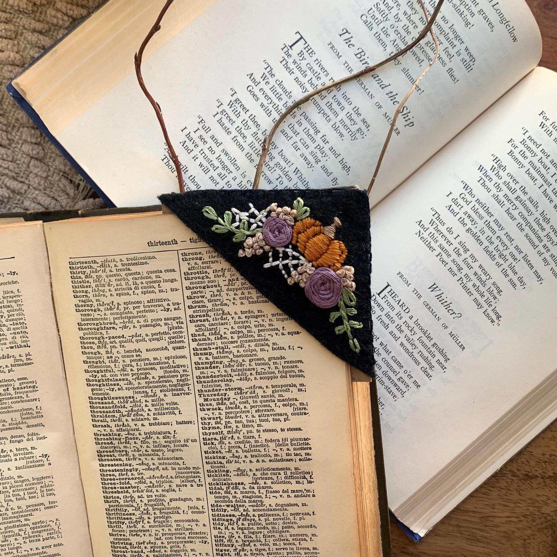 Halloween Corner Bookmark - Etsy