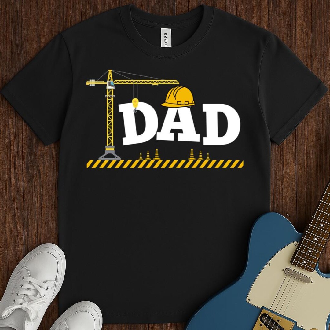 Dad Construction Worker Father's Day Gift for Dad T-shirt, Dad ...