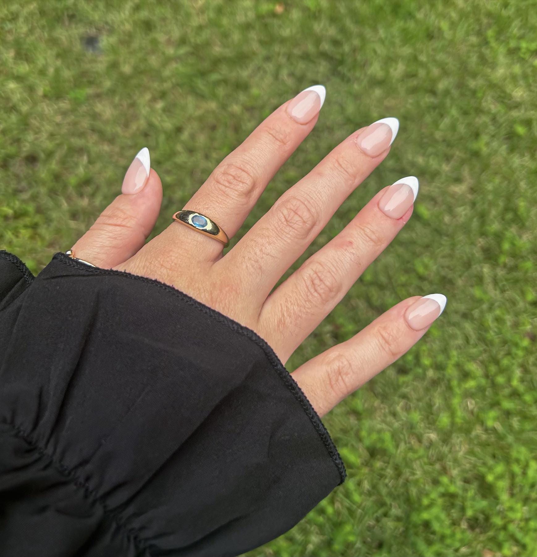 French Tip Press on Nails - Etsy