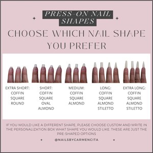 Detailed Tile Style Press on Nails - Etsy