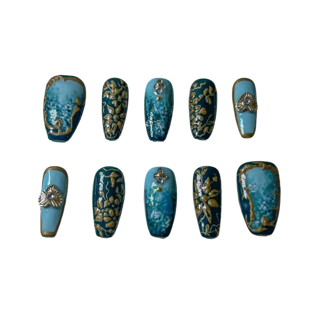 Renaissance Forest Art Inspired Press on Nails - Etsy