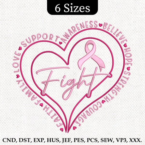Breast Cancer Cross Stitch Pattern - Etsy