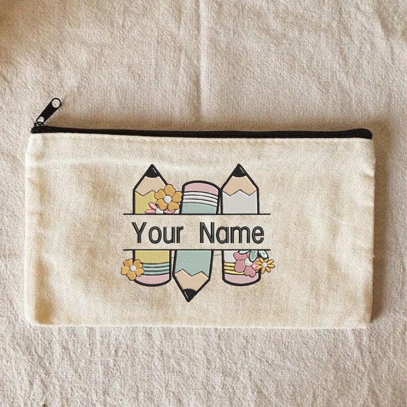 Teacher Embroidery Design Back to School Embroidery Teacher Gift ...