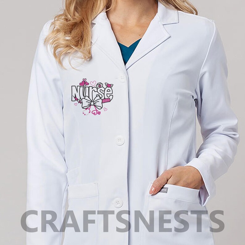 Nurse Embroidery Design, Nurse Life Machine Embroidery File, Medical ...
