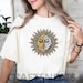 Celestial Sun and Moon Embroidery Design, Mystical Celestial Embroidery ...