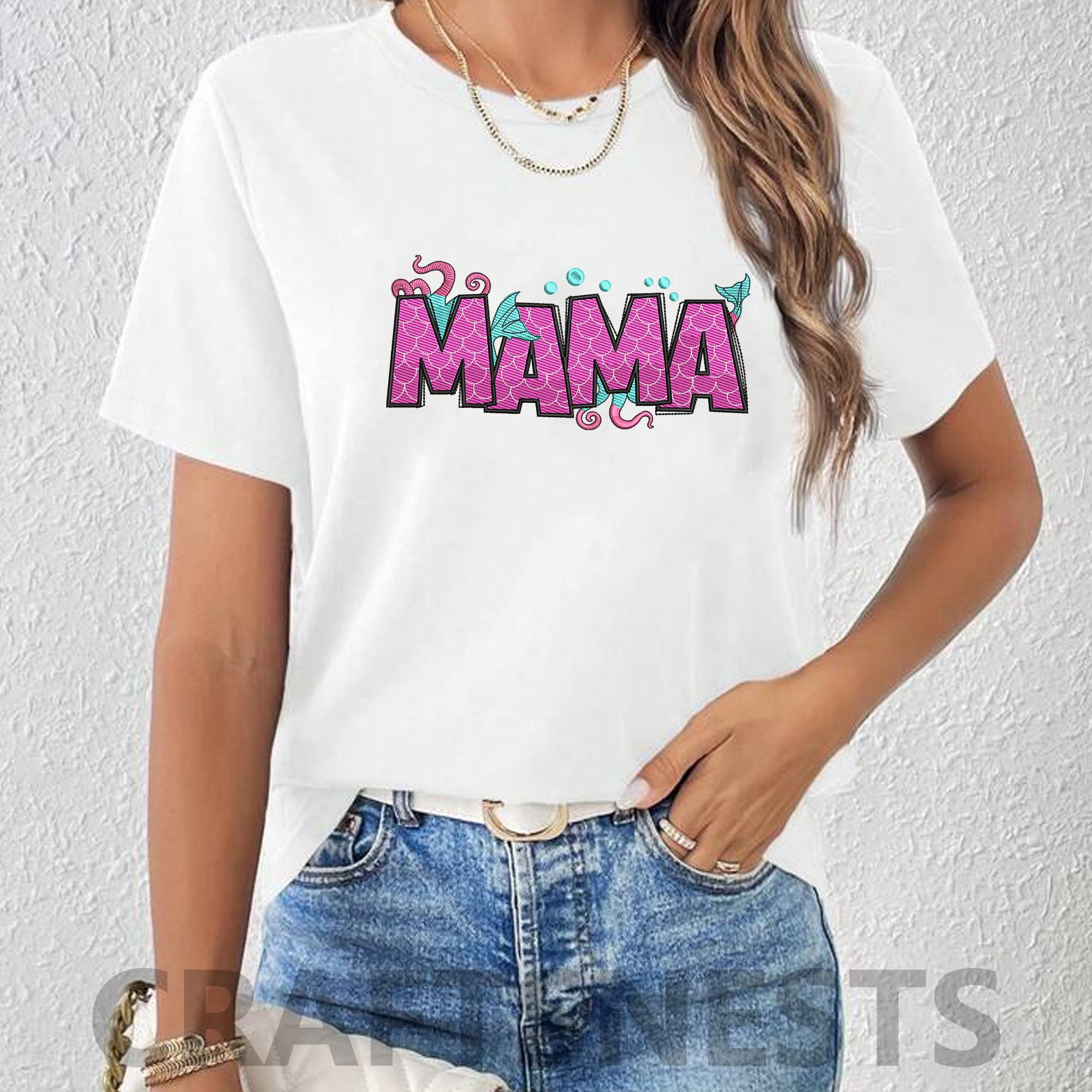 Mama Embroidery Design, Mother's Day Embroidery Design, Mother's Day ...