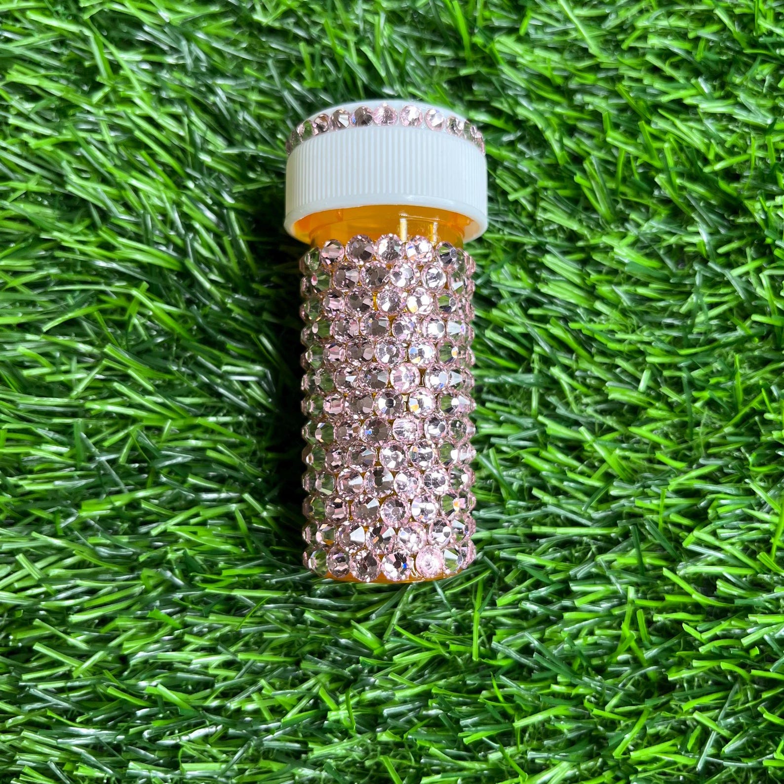 Blinged Rhinestone Bedazzled Pill Bottle Medicine Container - Etsy