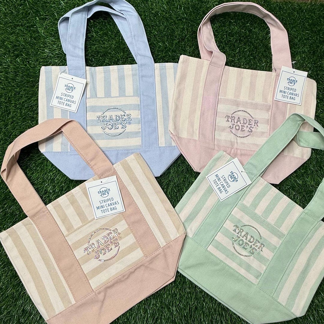 Mini Trader Joe's Tote Bag Blinged Rhinestone Bedazzled - Etsy