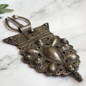 Antique Rare Berber Fibula Brooch Fibulae TIZERZAI, Ethnic Silver North ...